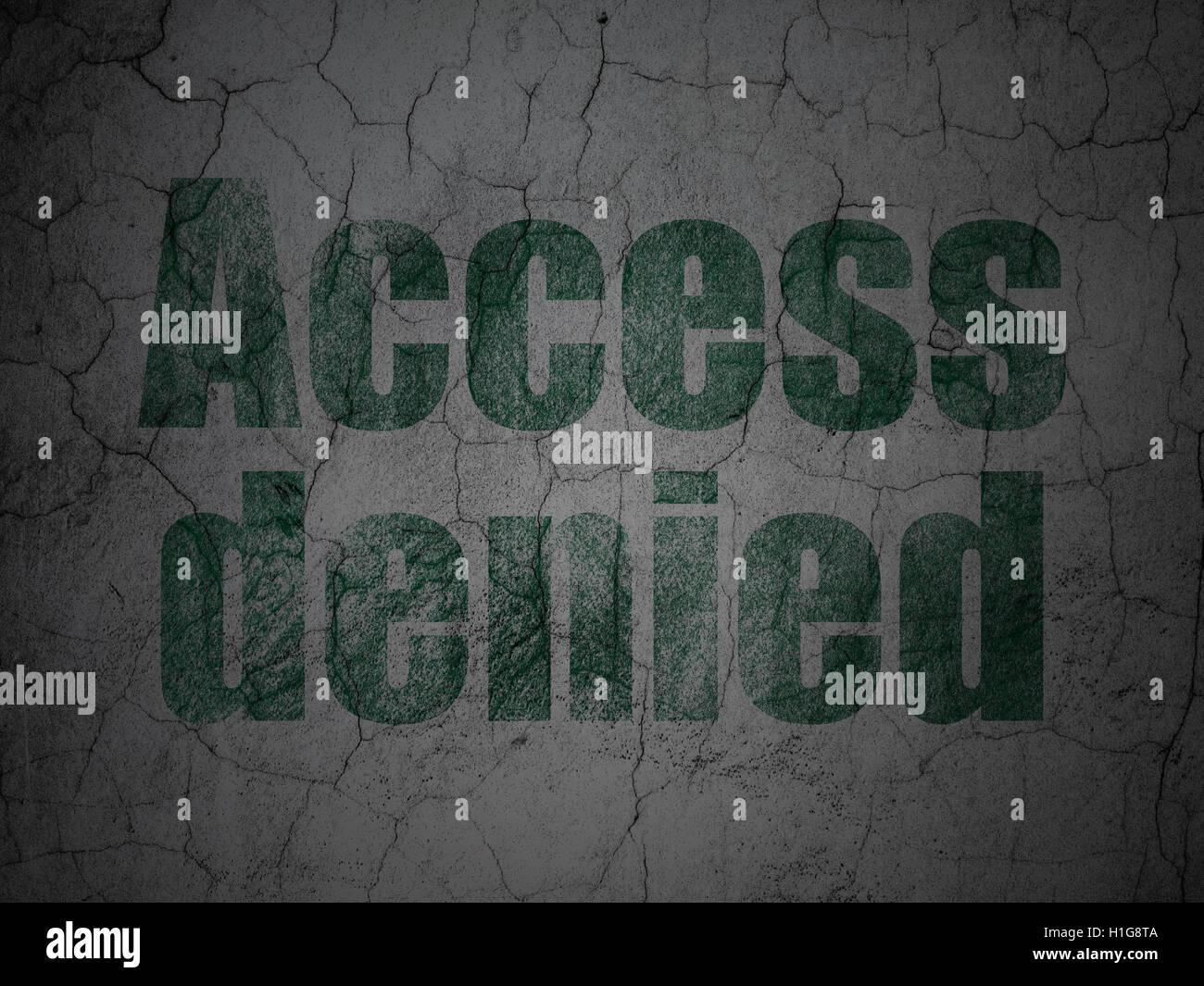 Safety concept: Access Denied on grunge wall background Stock Photo - Alamy