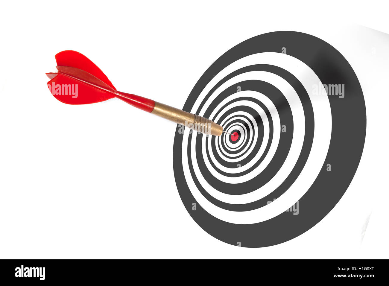 Centre of target Cut Out Stock Images & Pictures - Alamy