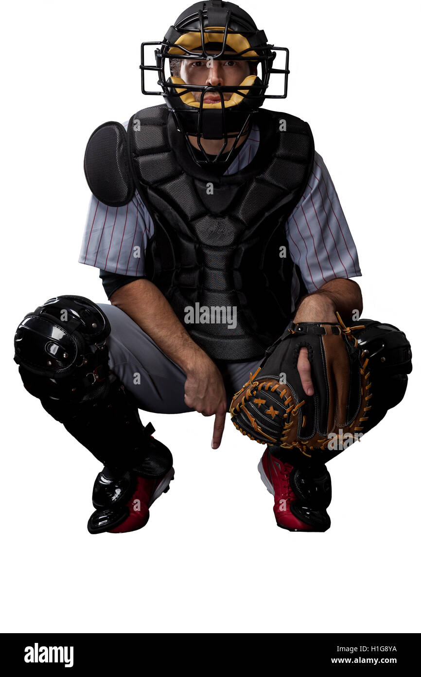 Baseball Player, Catcher Stock Photo - Alamy
