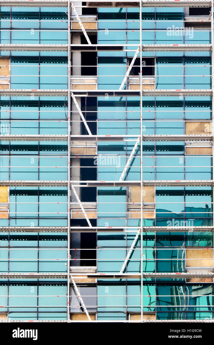 Windows and ladder Stock Photo - Alamy