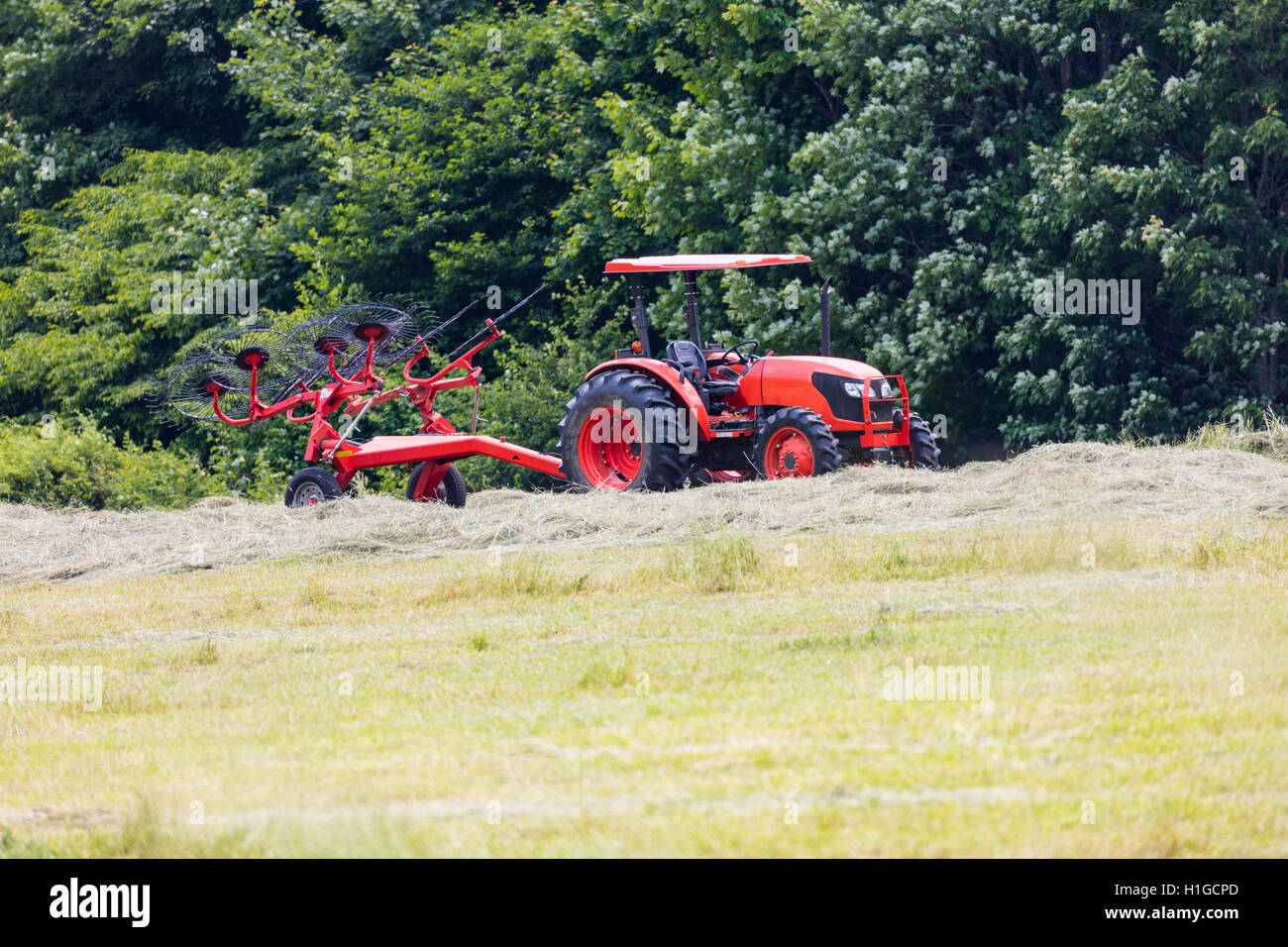 Wheel hay rake hi-res stock photography and images - Alamy