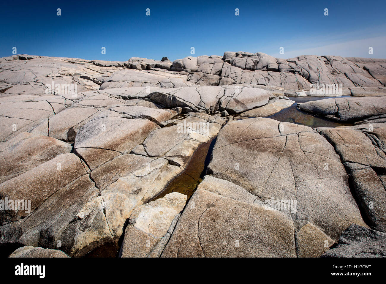 Peggy's Cove, Nova Scotia, home to impressive rock formations Stock ...