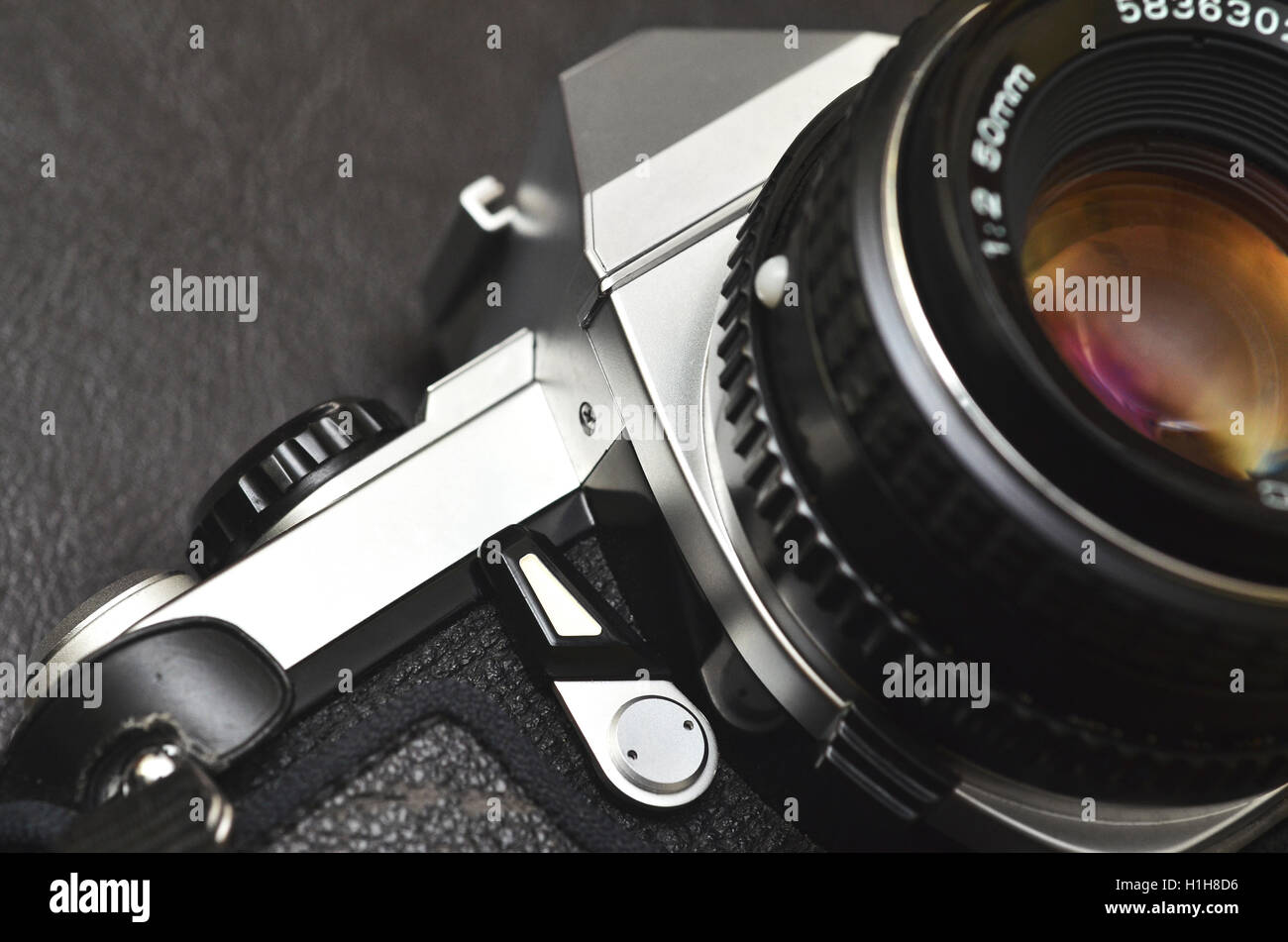Vintage film camera Stock Photo - Alamy
