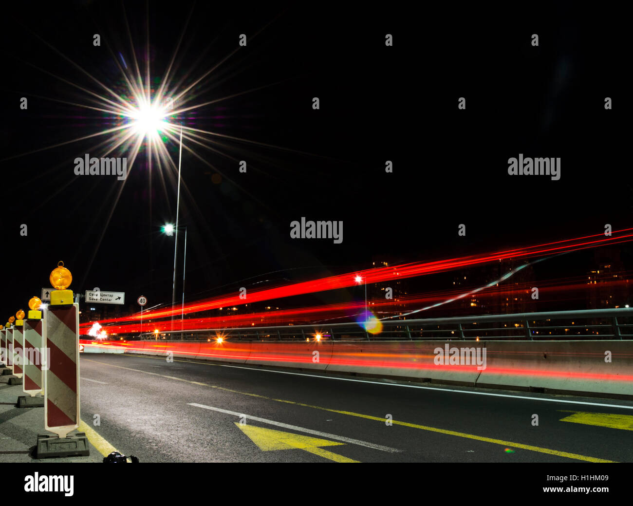 Road long exposure Stock Photo - Alamy