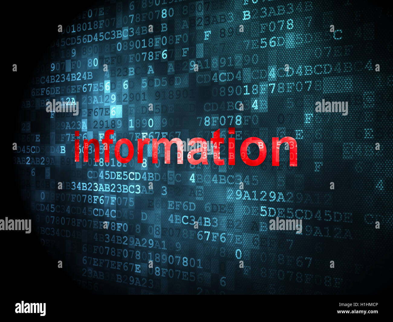 Information concept: Information on digital background Stock Photo - Alamy