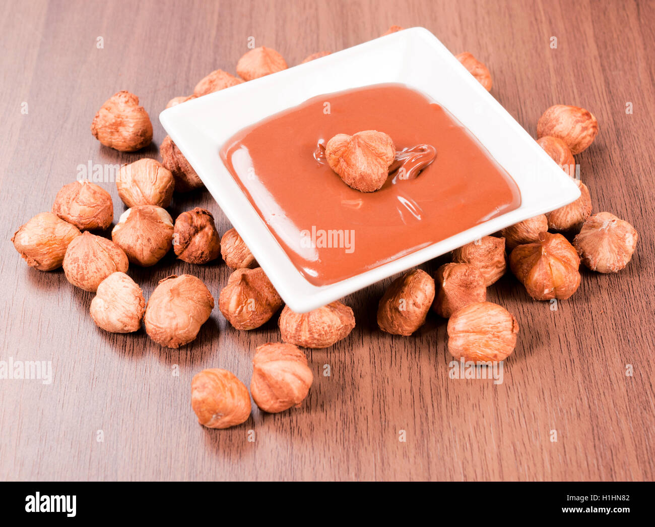 Sweet nut cream Stock Photo - Alamy