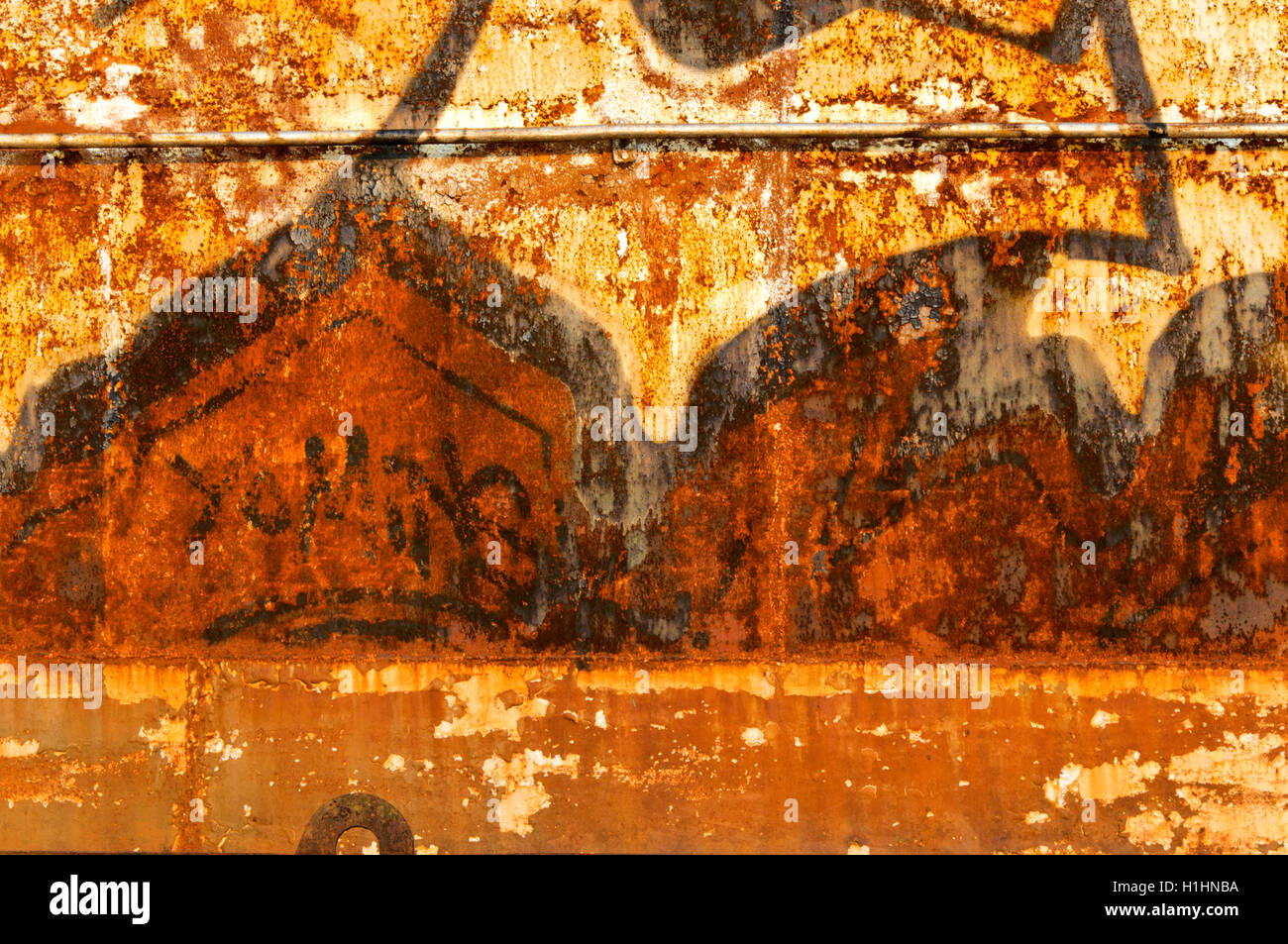 Old and rusty metal Stock Photo - Alamy