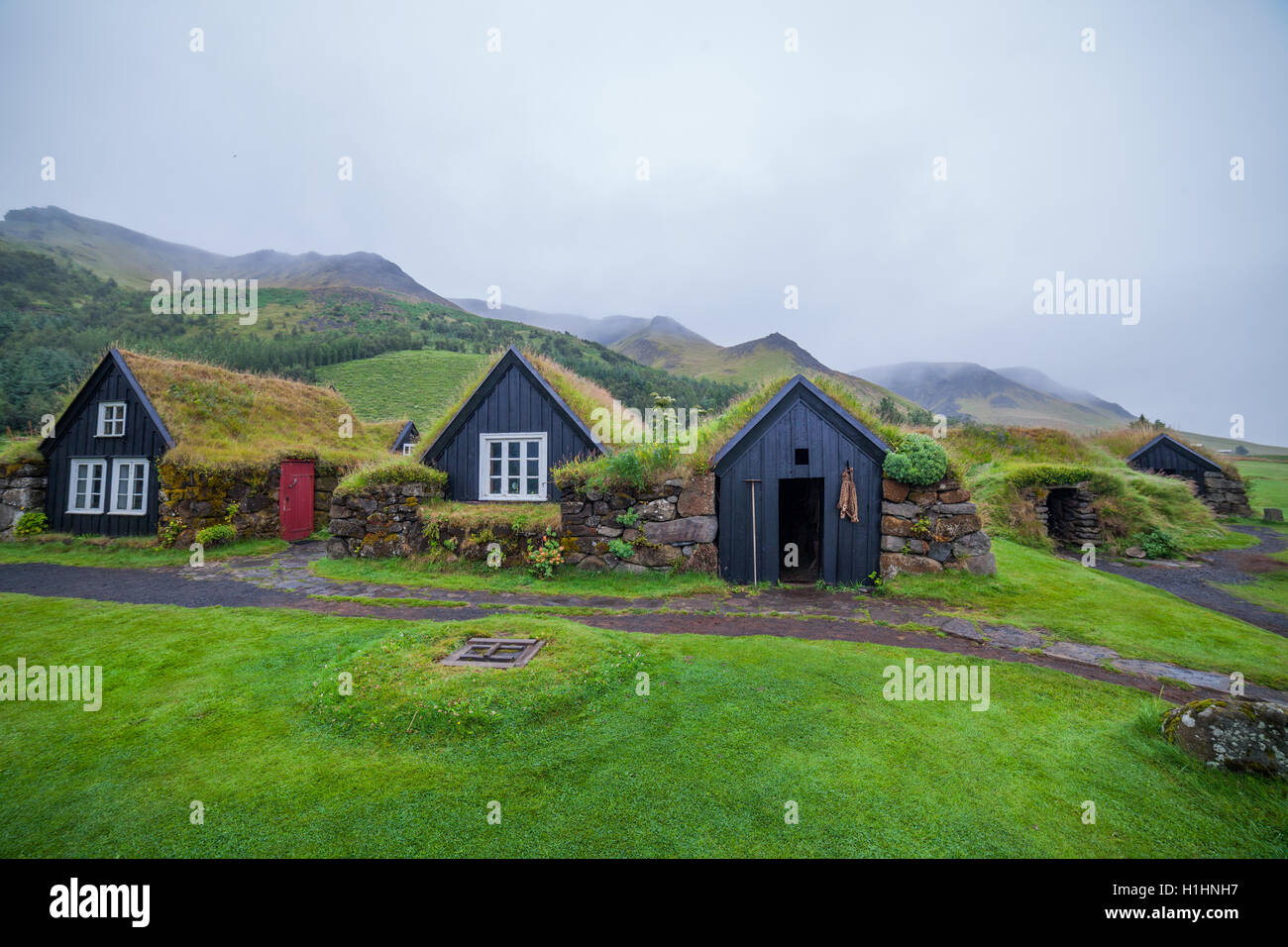 traditional icelandic house Stock Photo - Alamy