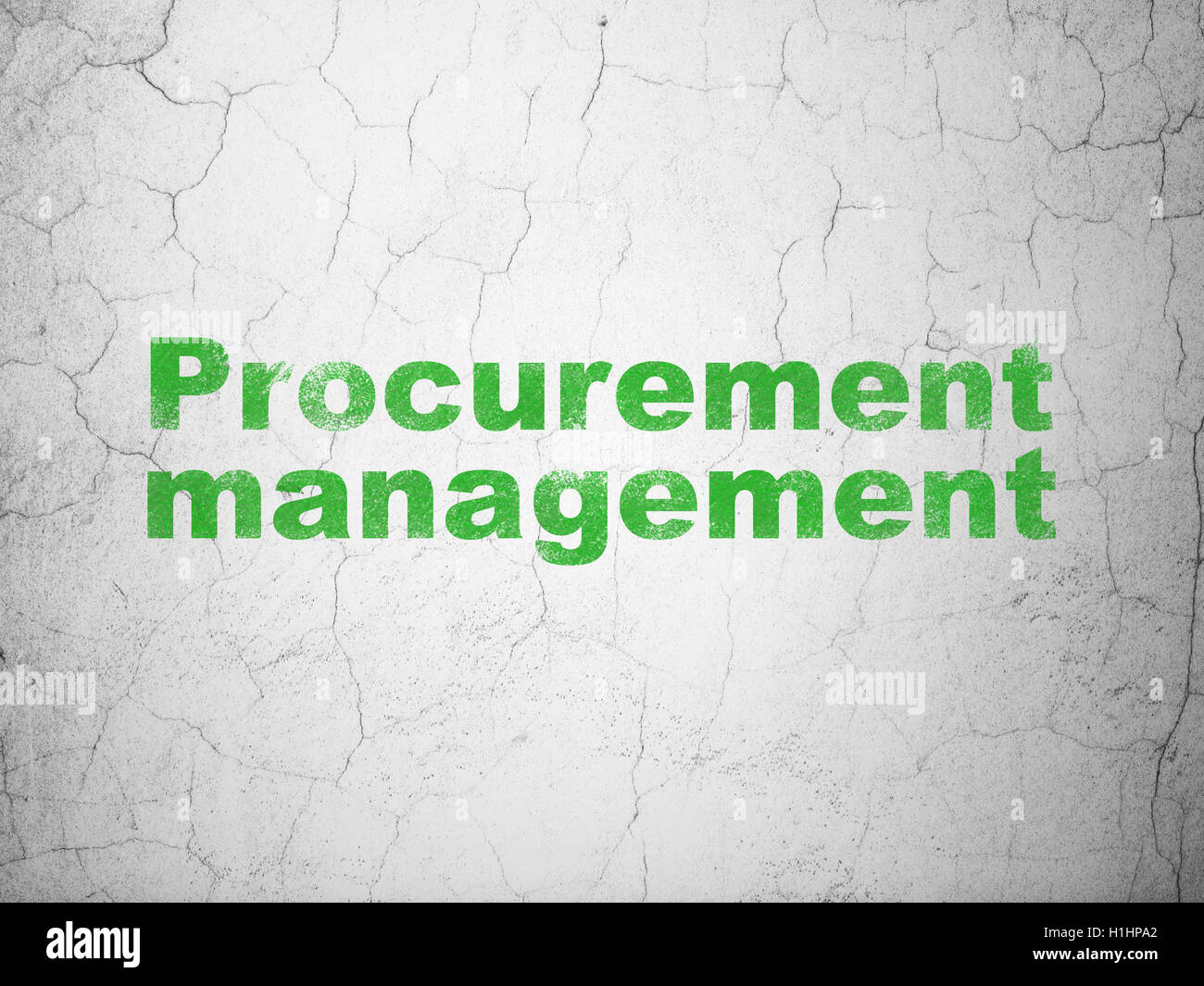 Finance concept: Procurement Management on wall background Stock Photo ...