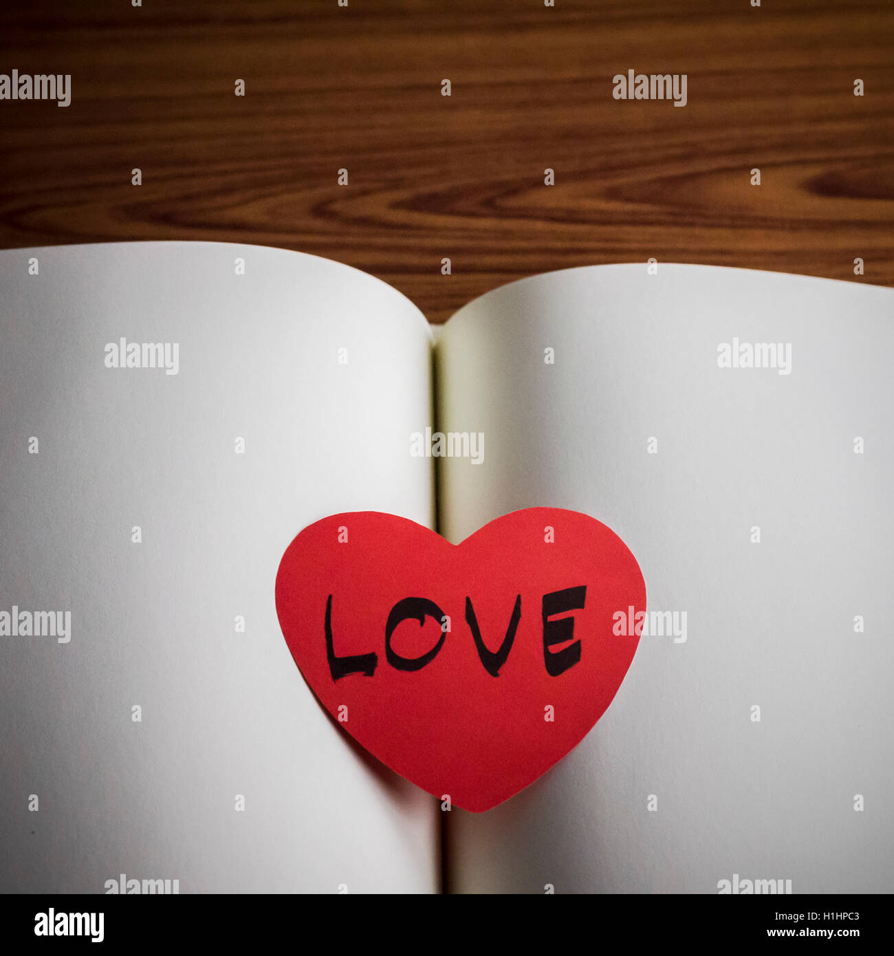 diary of love Stock Photo - Alamy