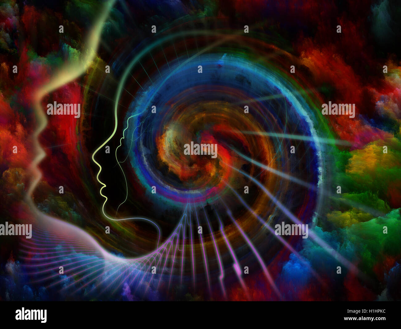 Energy of the Soul Stock Photo - Alamy