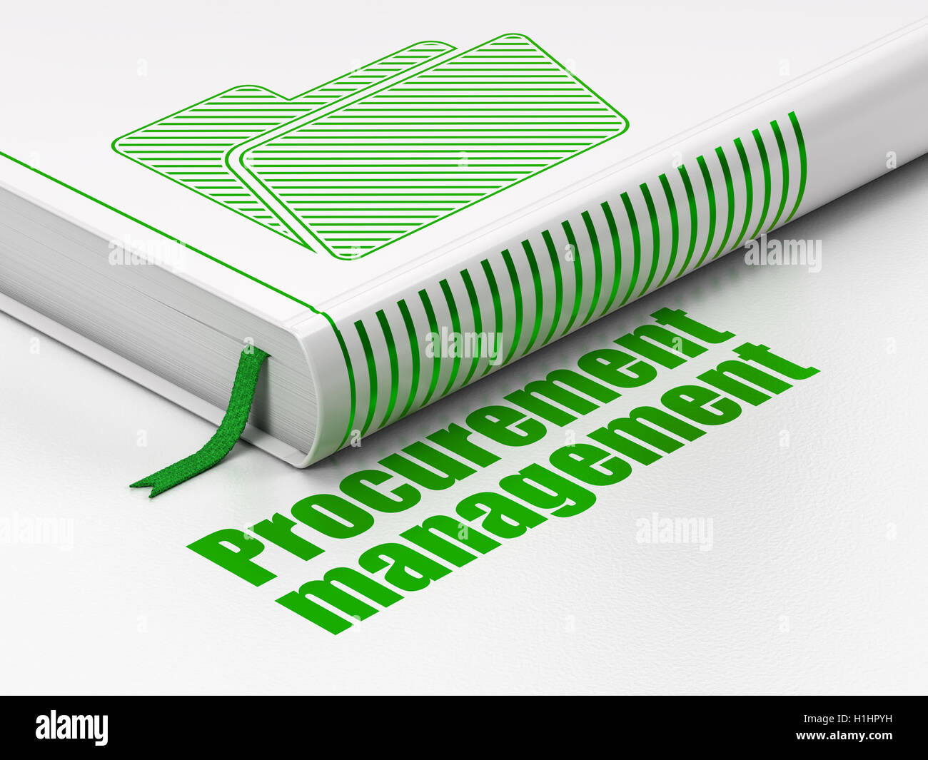 Finance concept: book Folder, Procurement Management on white ...