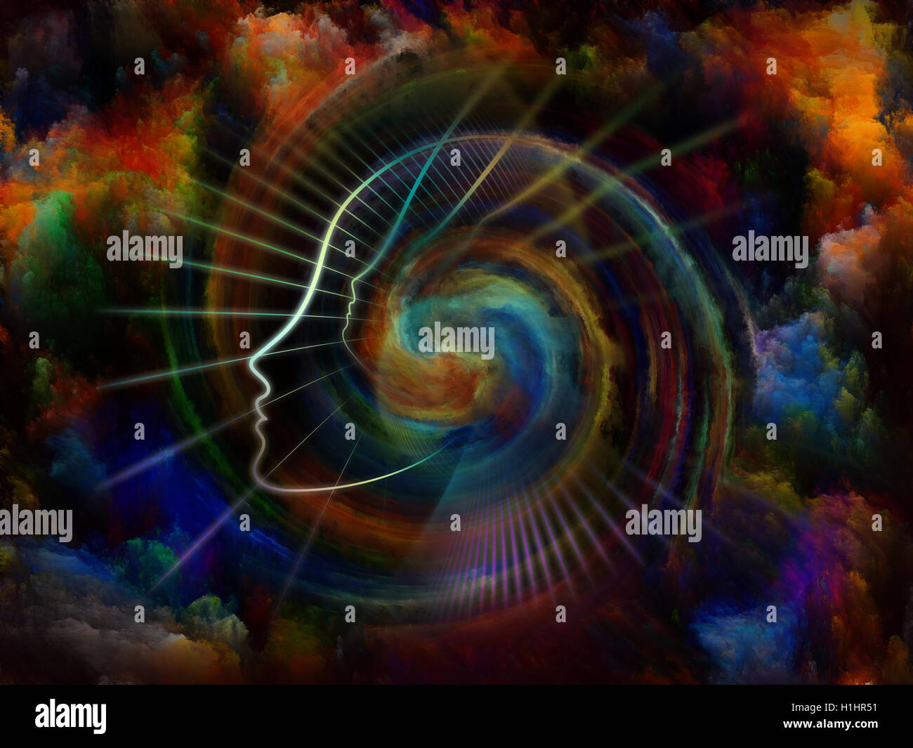 Lines of the Soul Stock Photo - Alamy