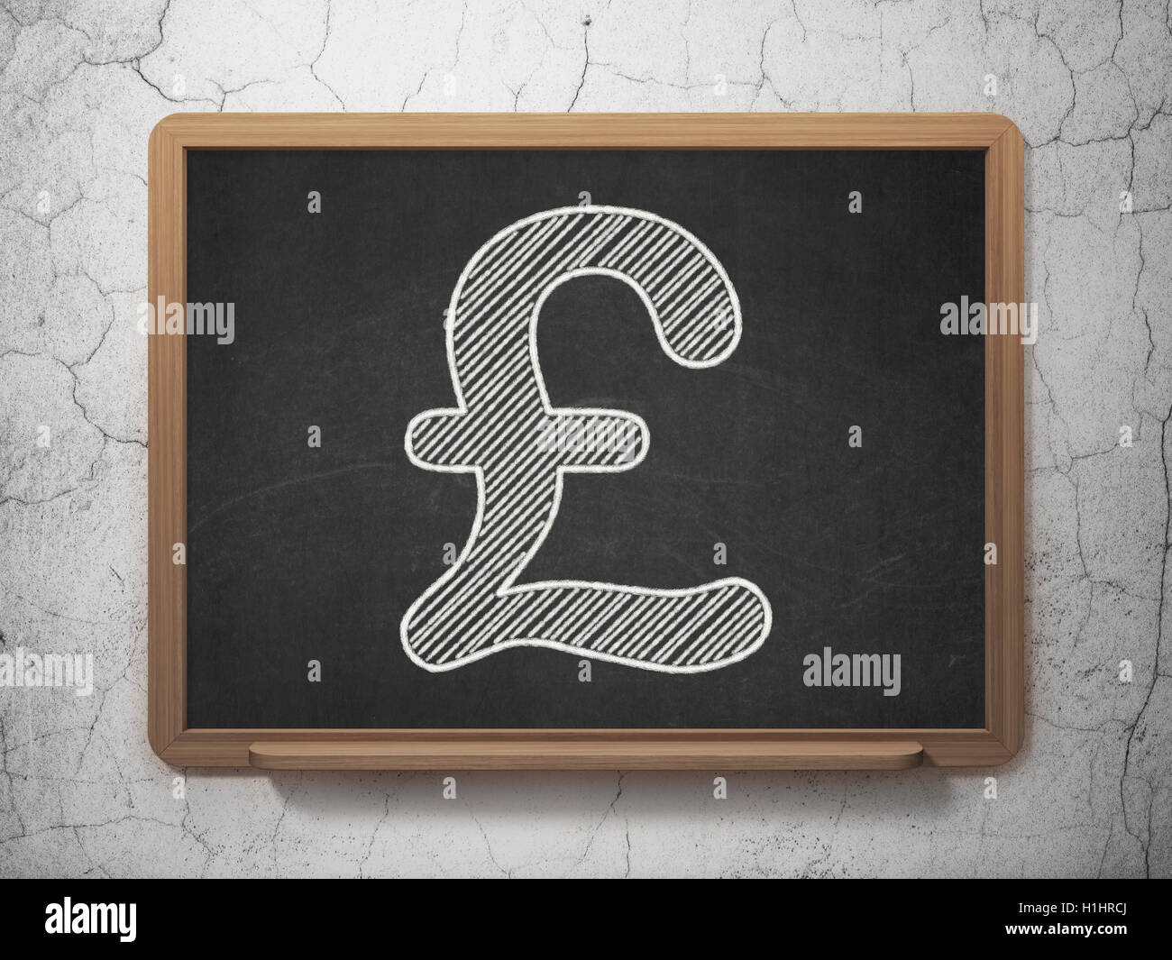 Currency concept: Pound on chalkboard background Stock Photo - Alamy