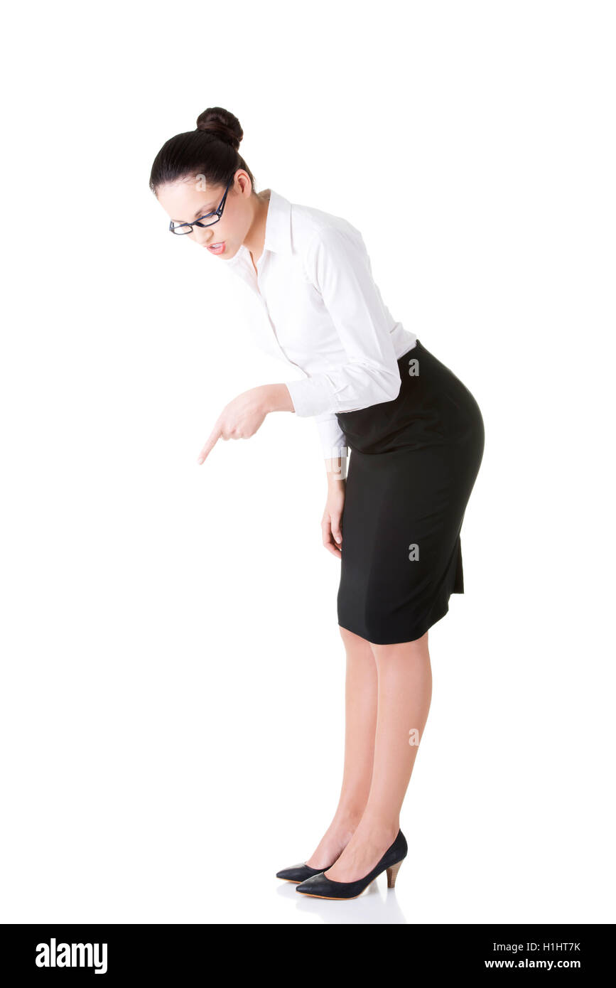 Bend bending down Cut Out Stock Images & Pictures - Alamy