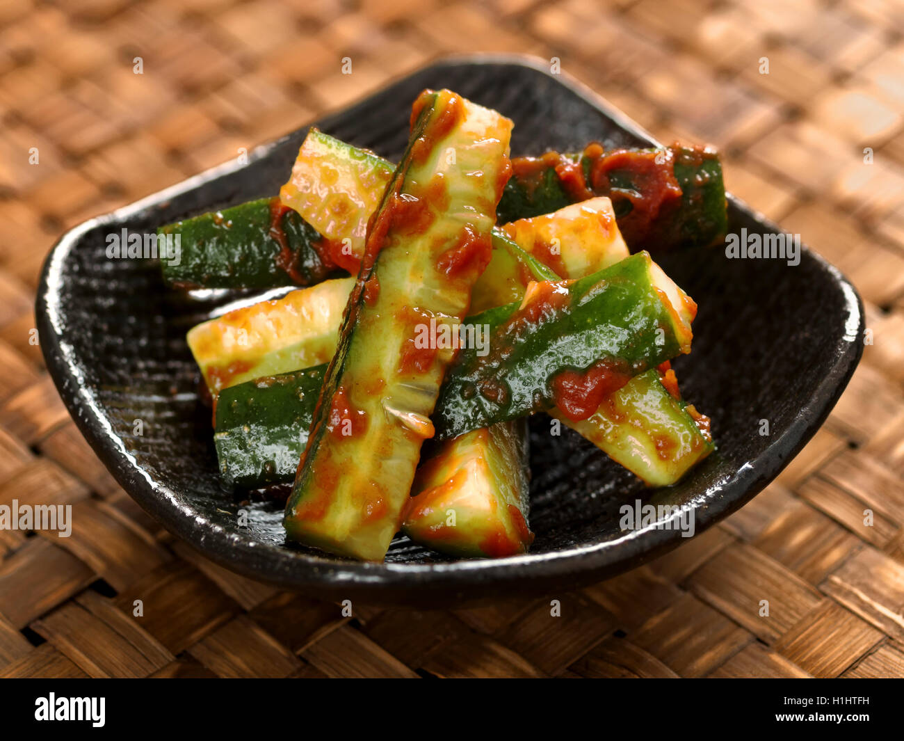 korean cucumber banchan Stock Photo - Alamy