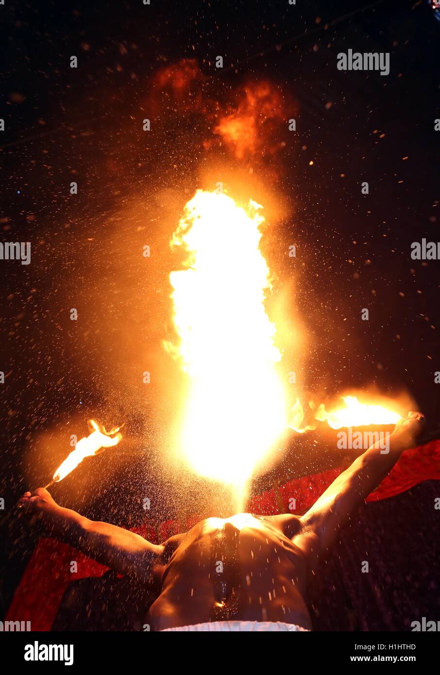 Fire Breather Circus Stock Photos & Fire Breather Circus Stock Images ...