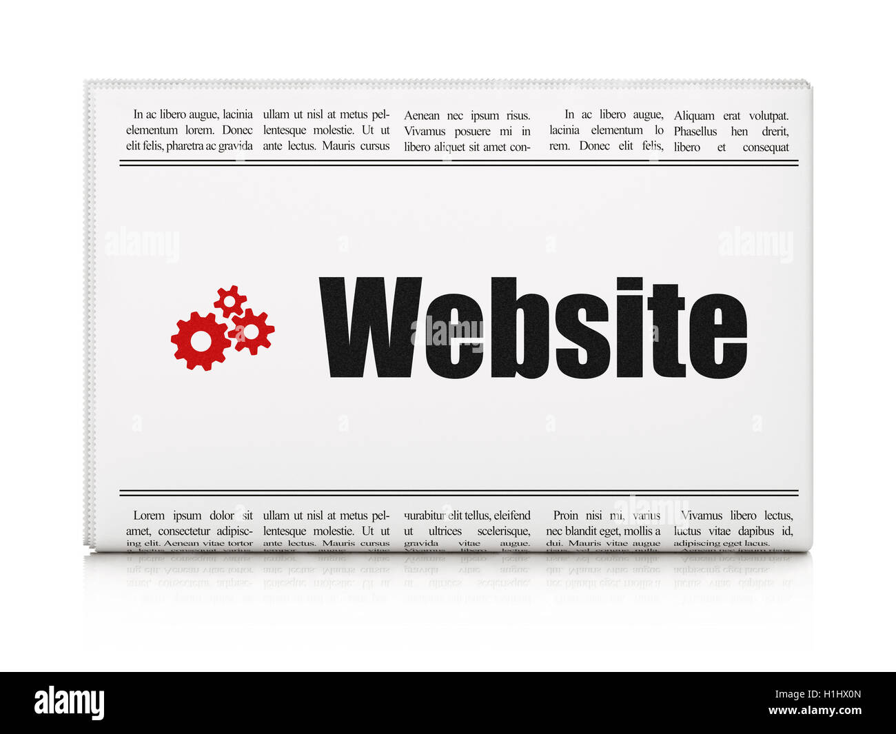 Digital newspaper design hi-res stock photography and images - Alamy