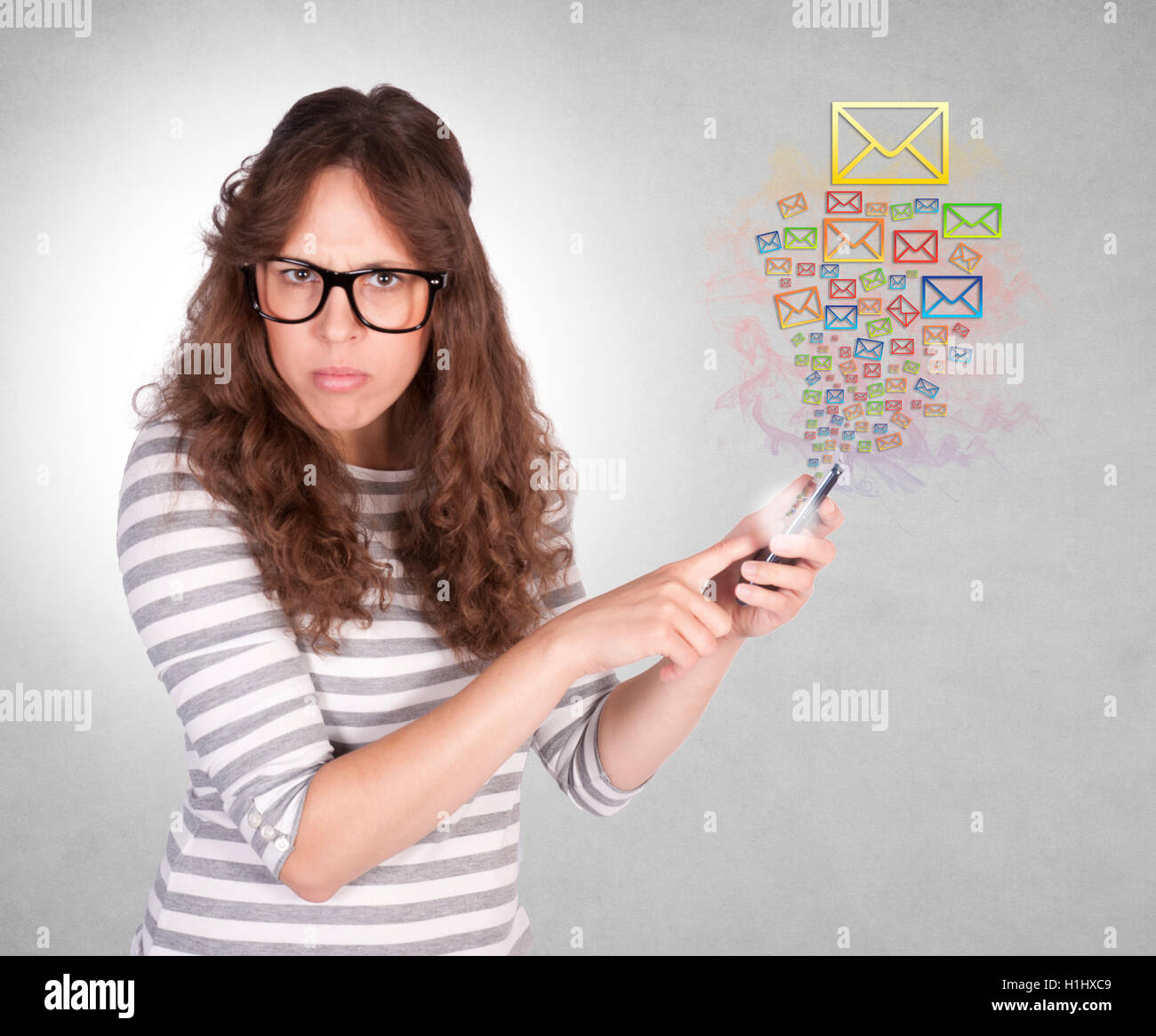 Texting short message service hi-res stock photography and images - Alamy