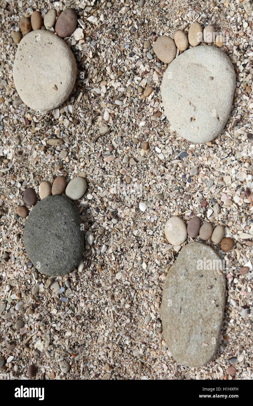 Cute footprints hi-res stock photography and images - Alamy