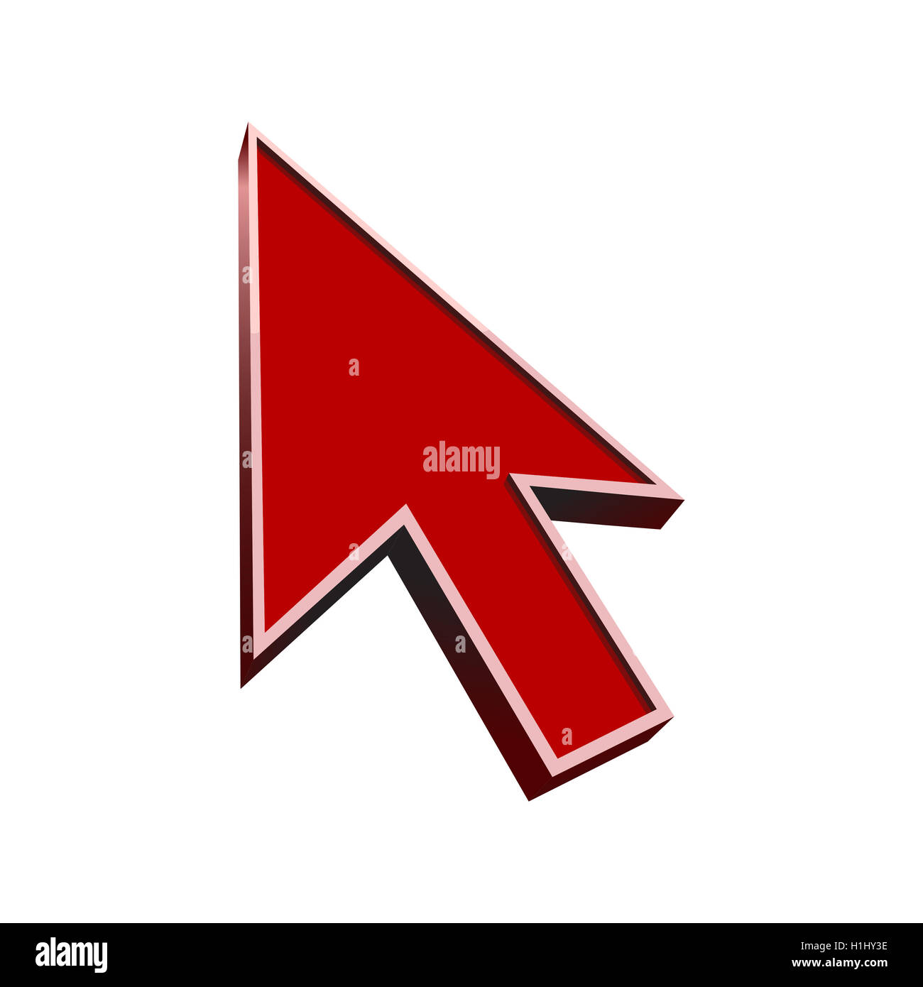 Red cursor Cut Out Stock Images & Pictures - Alamy