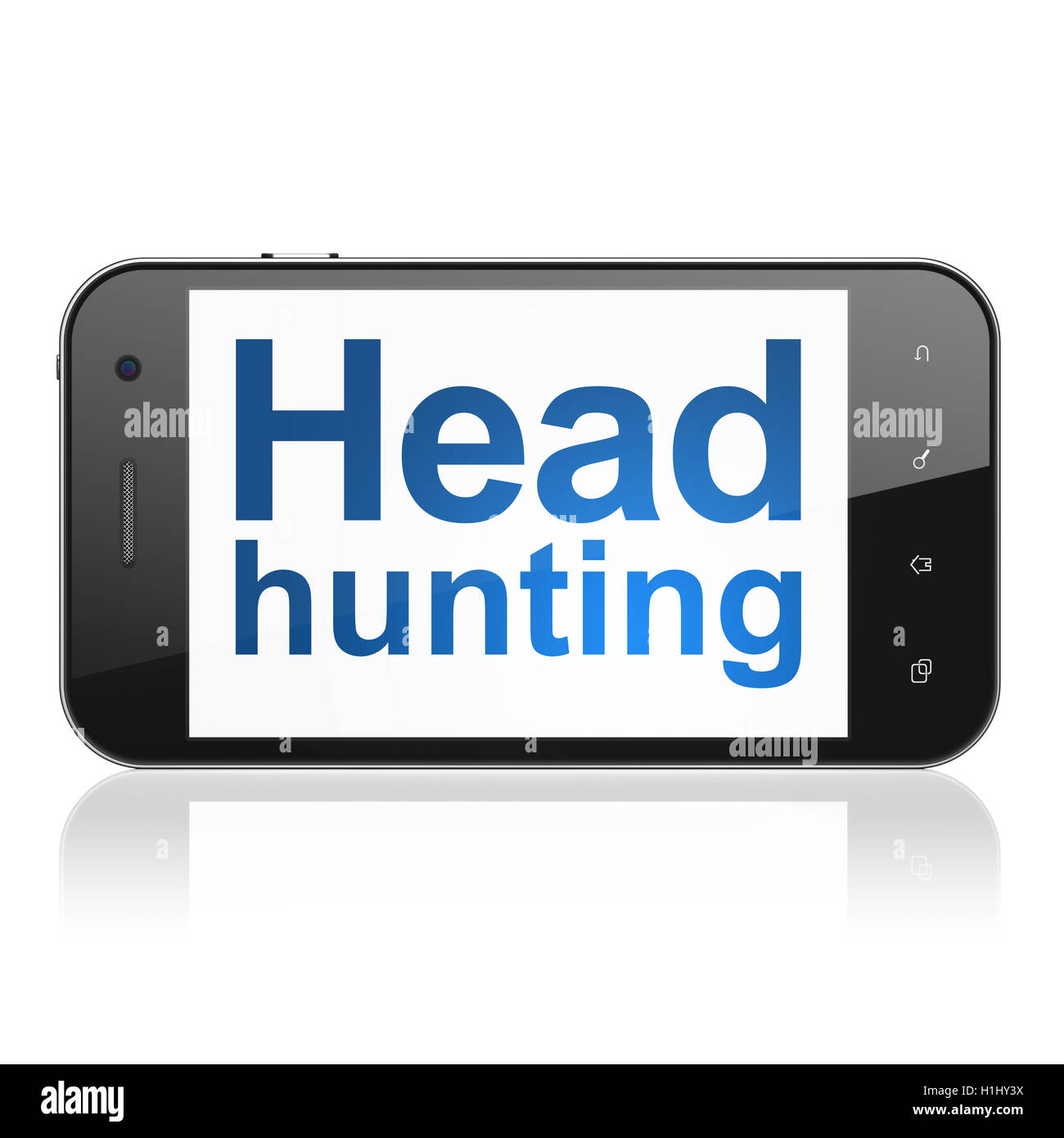 Information concept head on Cut Out Stock Images & Pictures - Alamy