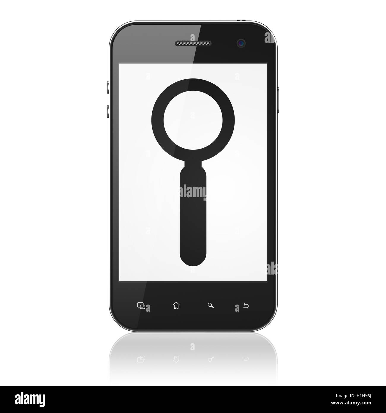Web development concept: Search on smartphone Stock Photo - Alamy