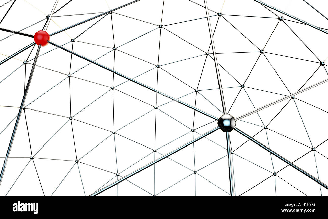 Metallic lattice structure hi-res stock photography and images - Alamy