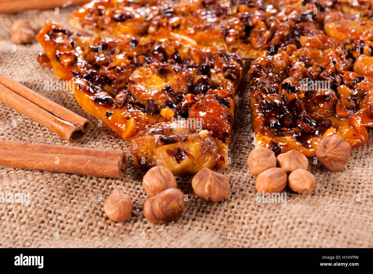 Fresh apricot pie Stock Photo - Alamy