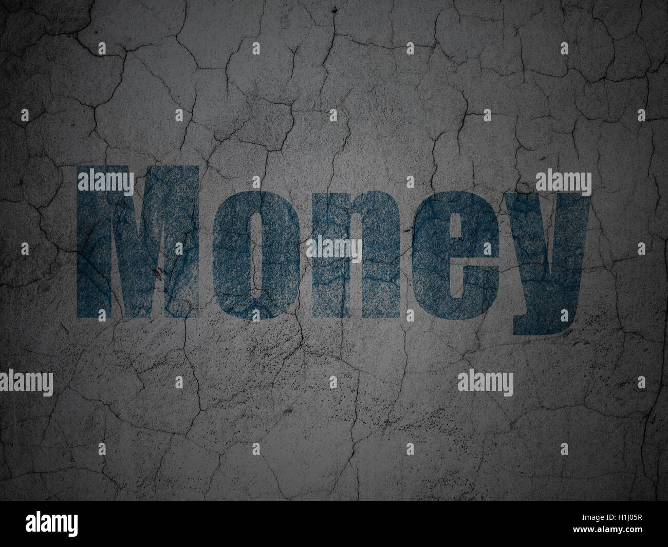 Finance concept: Money on grunge wall background Stock Photo - Alamy