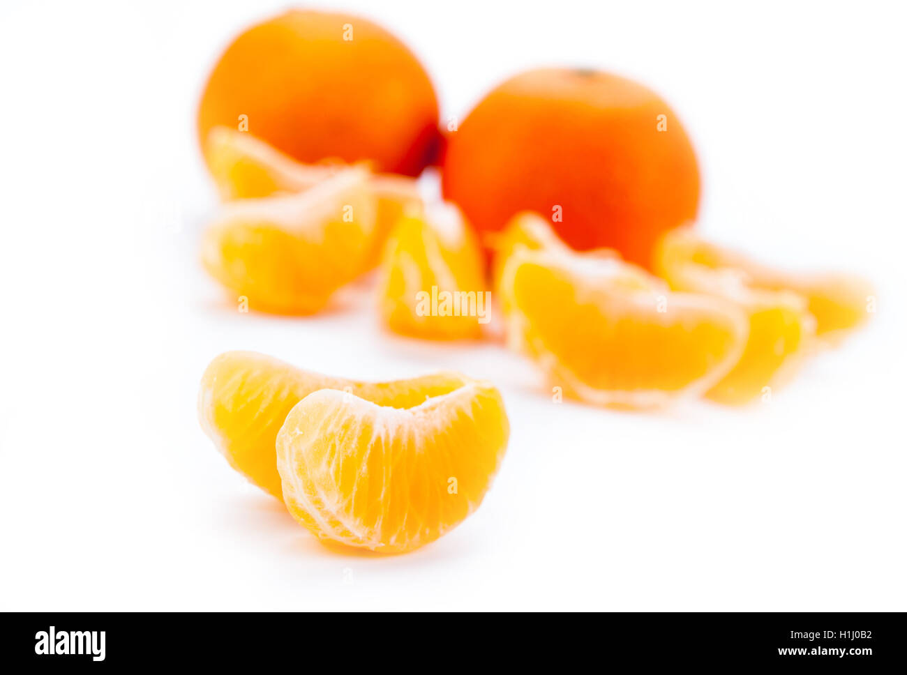 slices of mandarin Stock Photo - Alamy