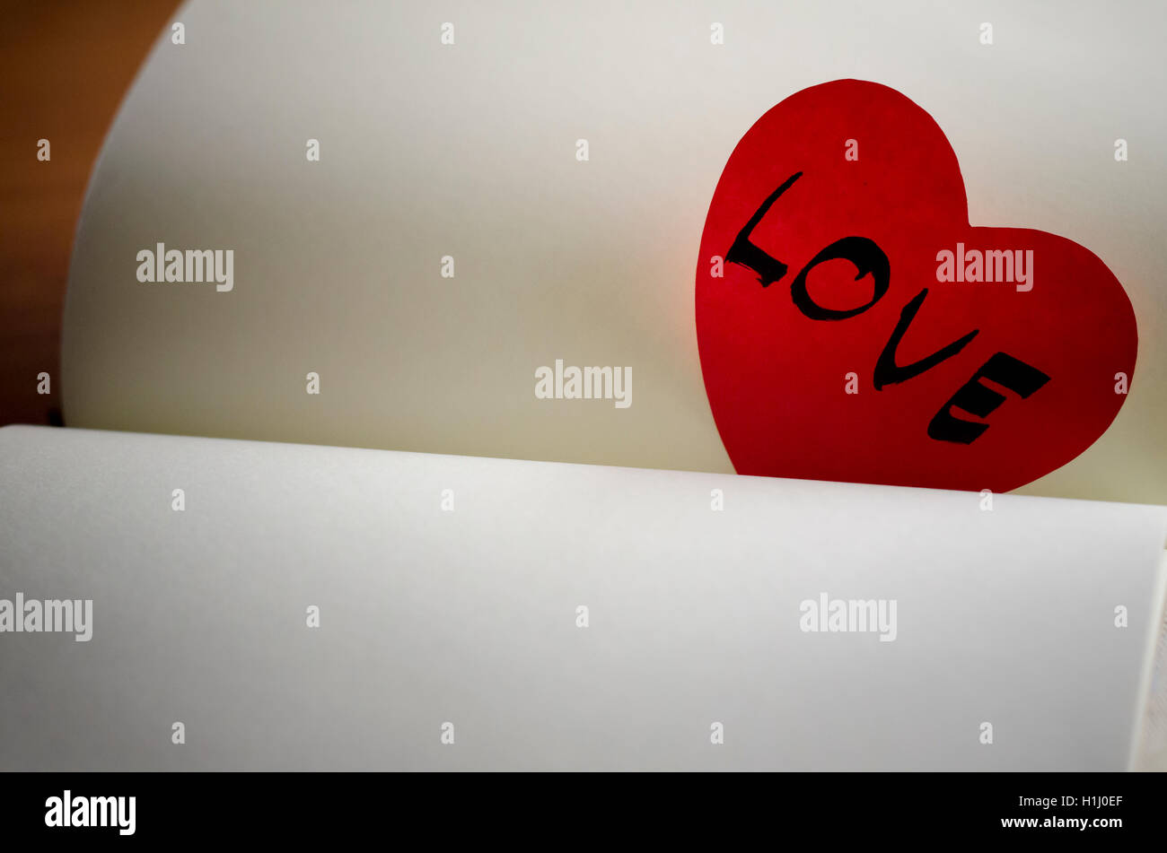 diary of love Stock Photo - Alamy