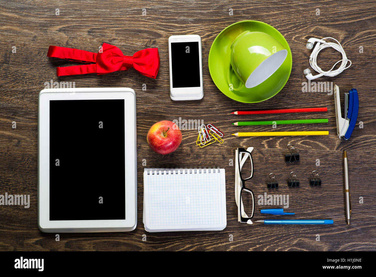items laid on the table, still life Stock Photo - Alamy