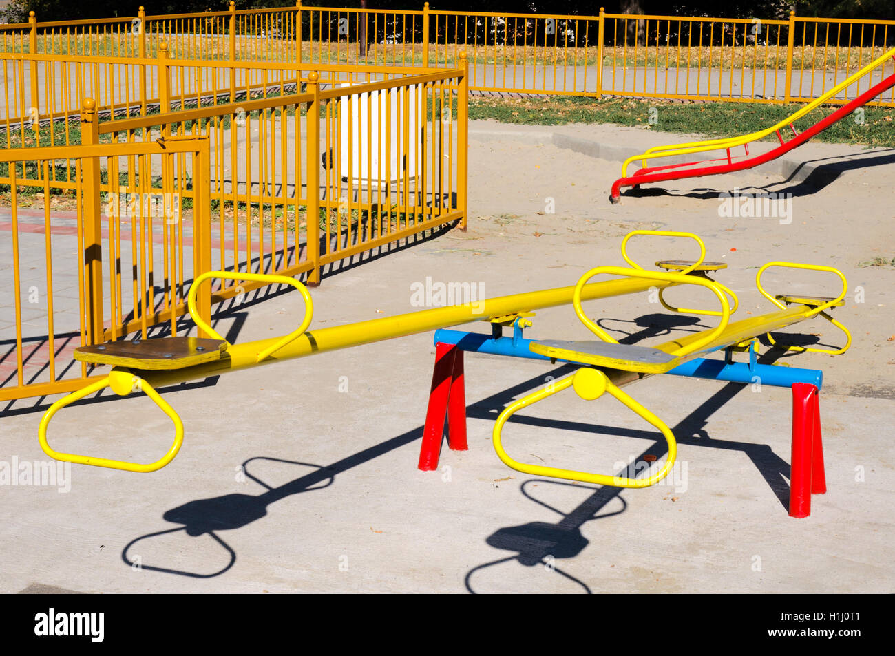 A colorful children playground Stock Photo - Alamy