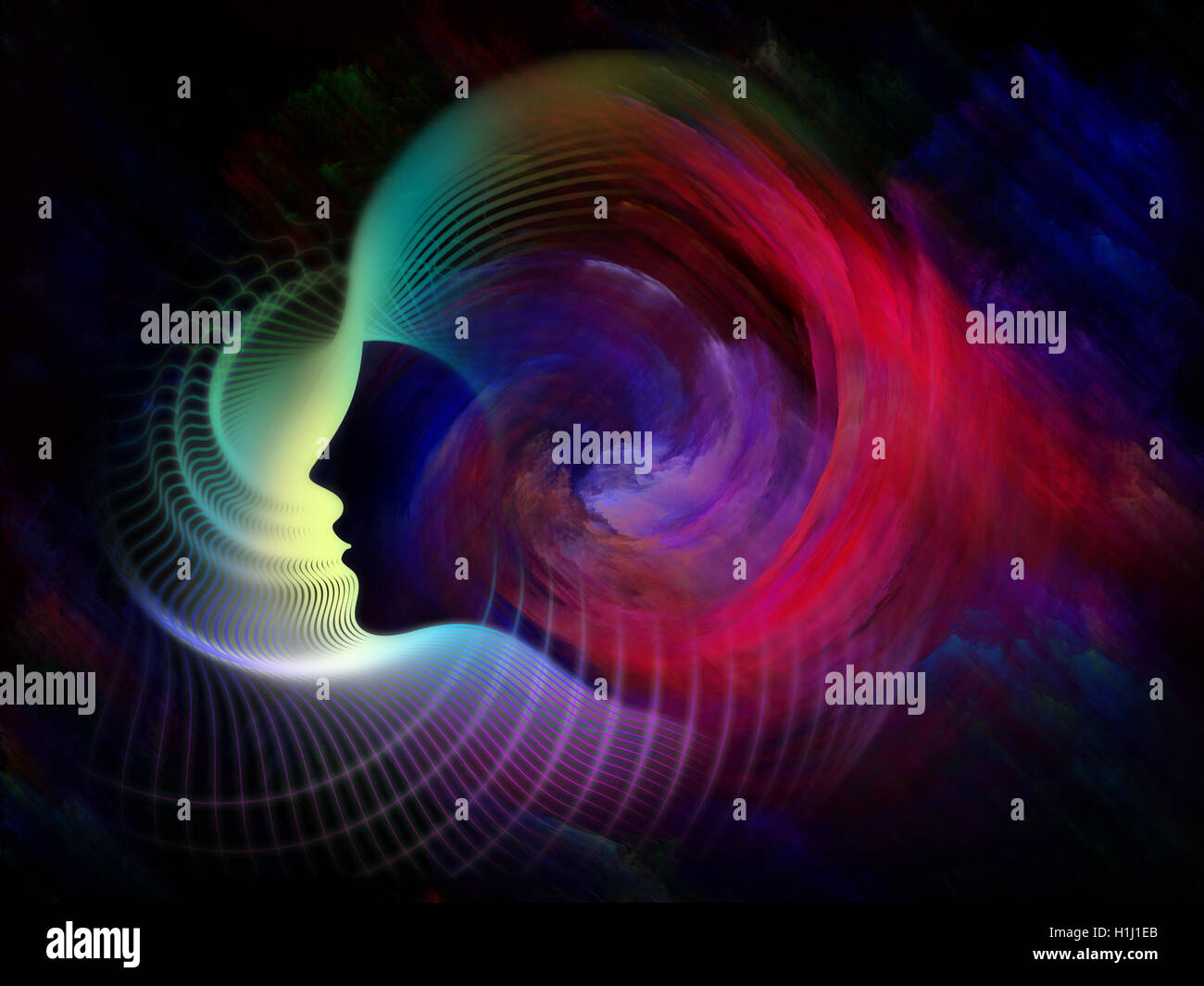 Lines of the Soul Stock Photo - Alamy