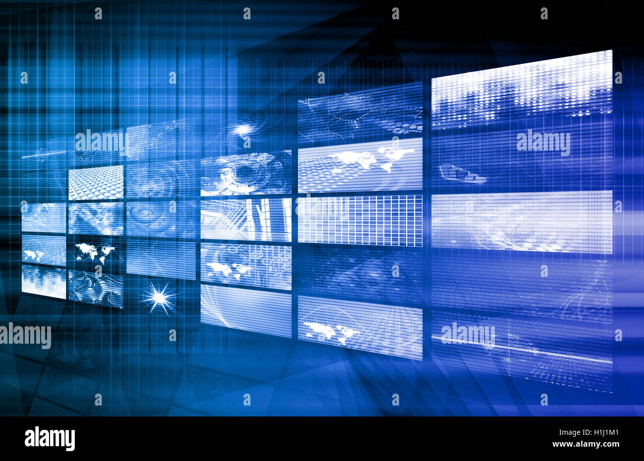 Global connectivity exhibition hi-res stock photography and images - Alamy