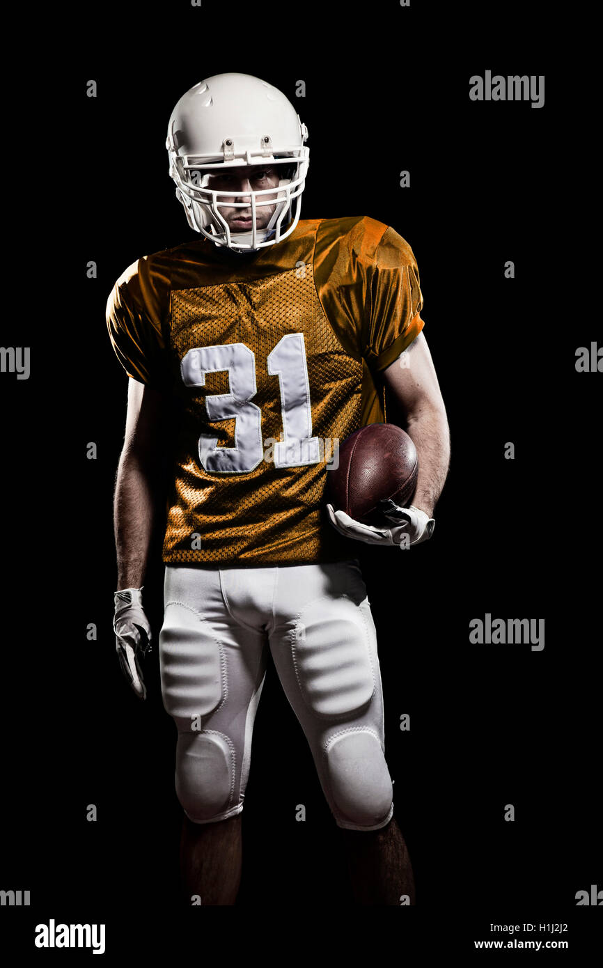 Football Player with number Stock Photo - Alamy