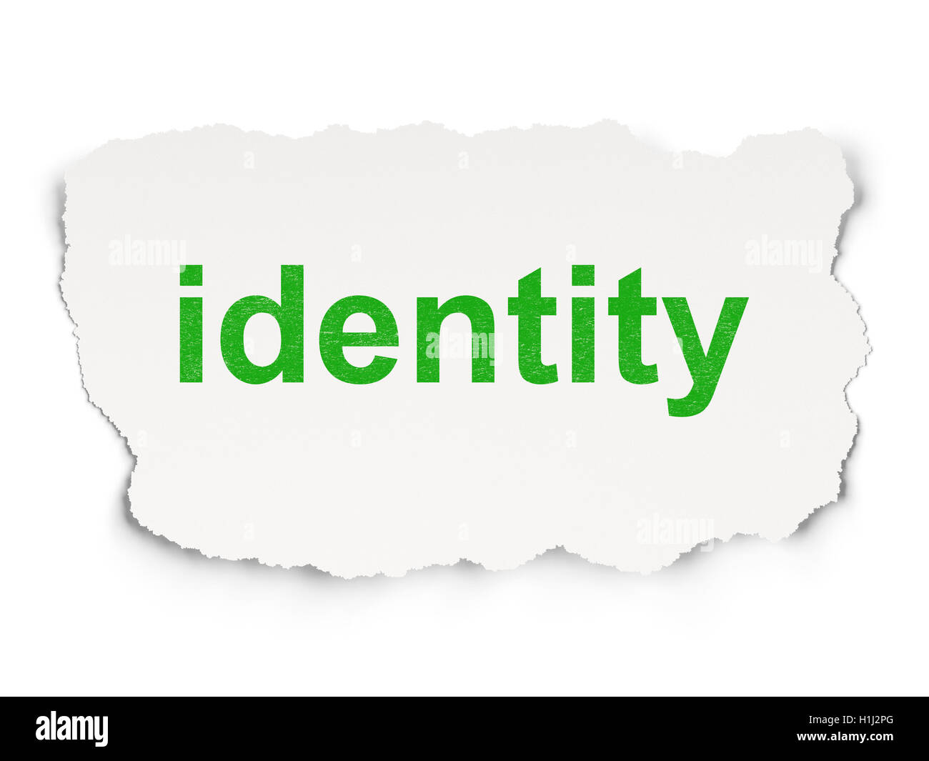 Security concept: Identity on Paper background Stock Photo - Alamy