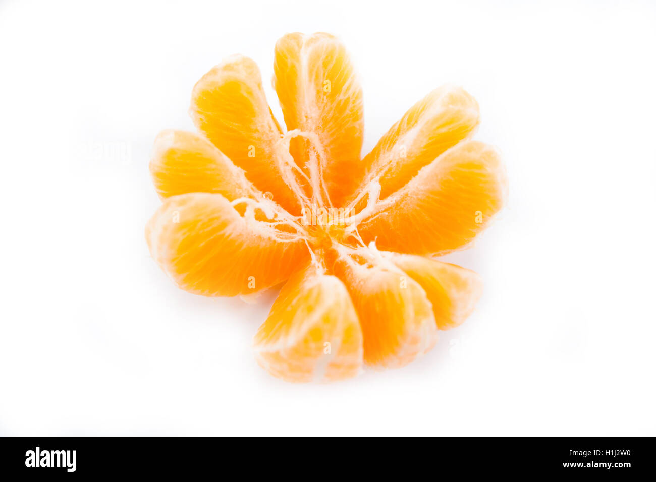 Mandarine slices hi-res stock photography and images - Alamy