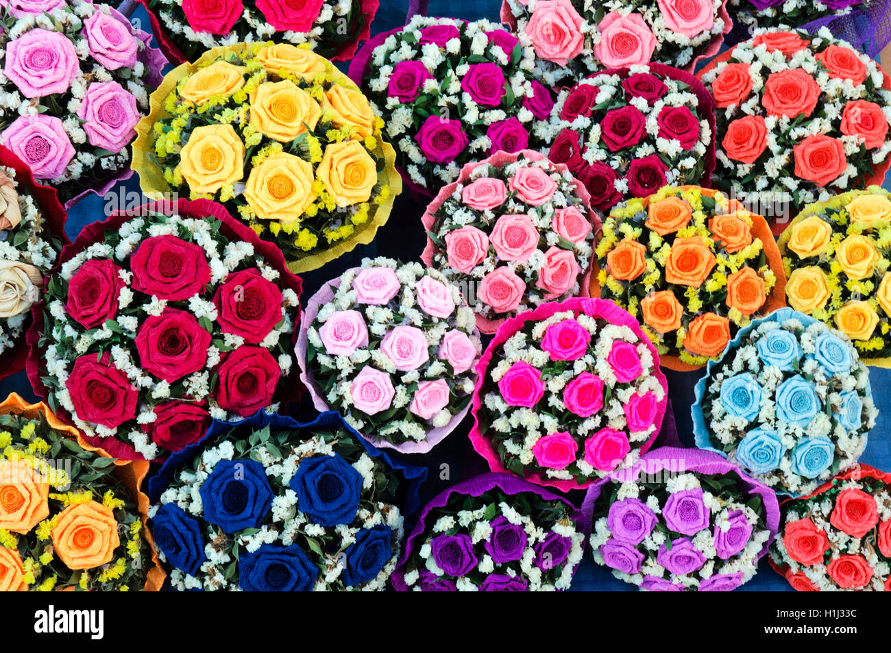 Bunch of roses Stock Photo - Alamy
