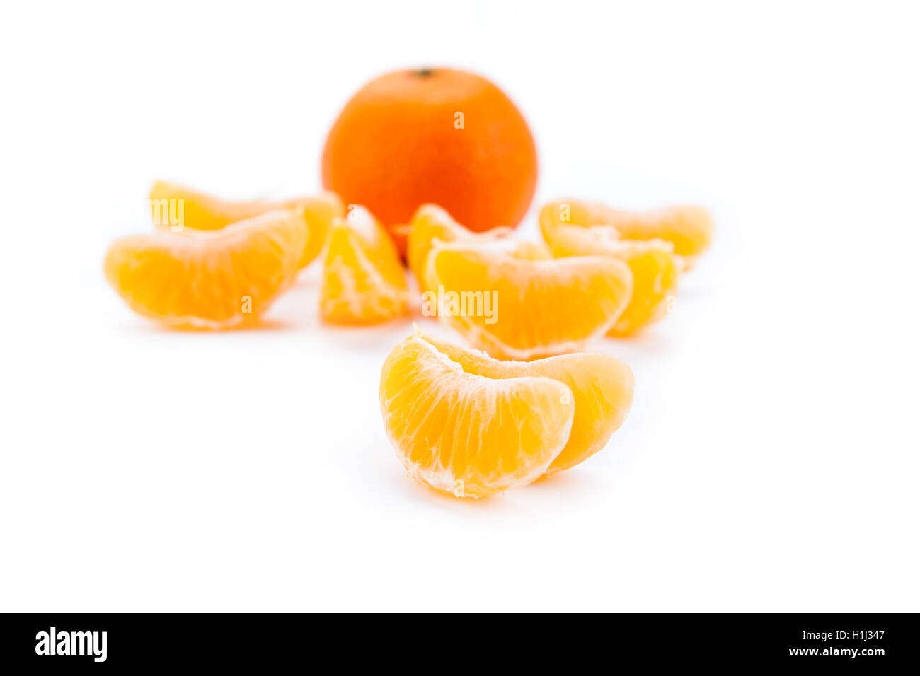 Tangerine slice hi-res stock photography and images - Alamy