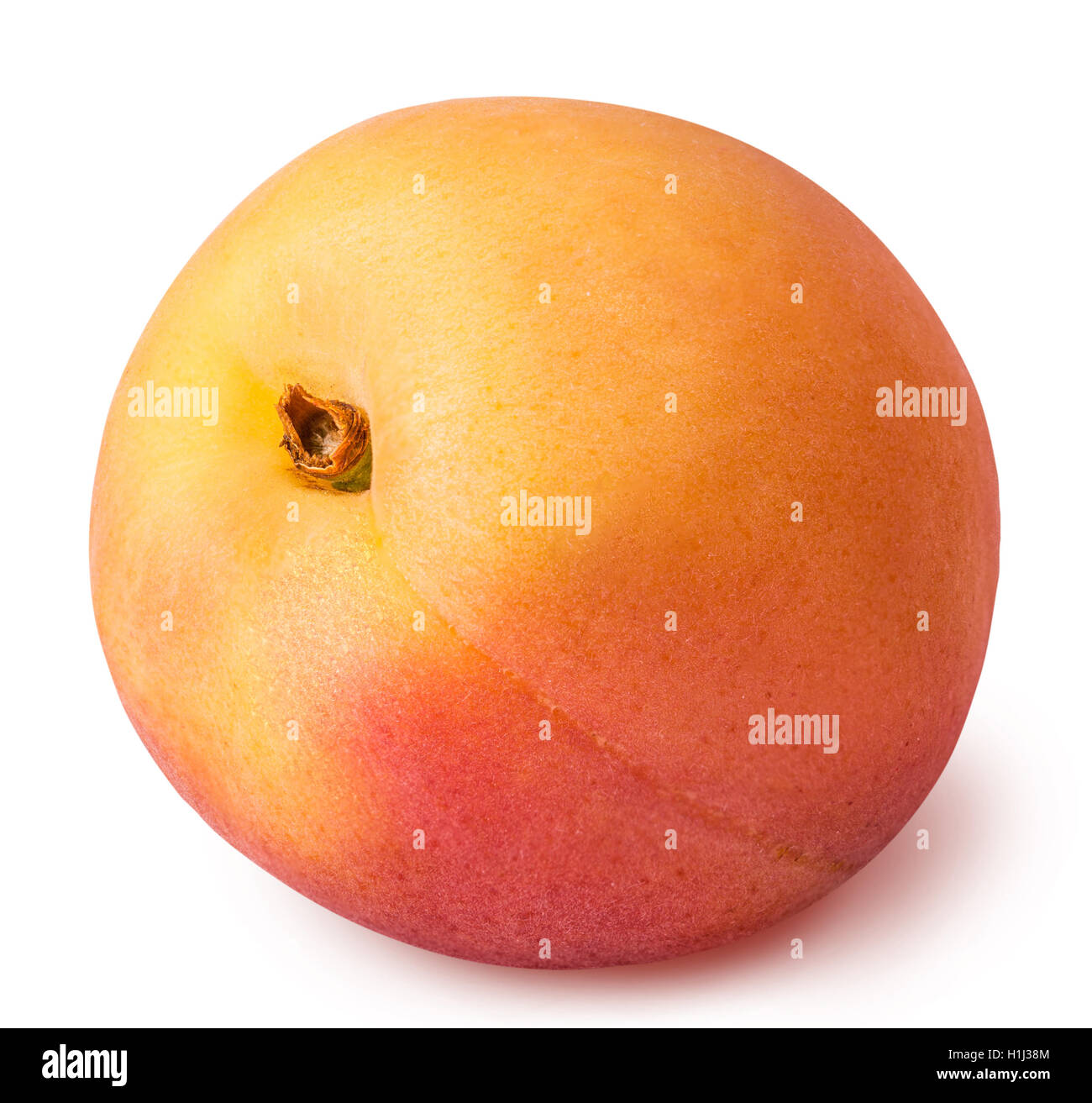 ripe apricot isolated on a white background clipping path Stock Photo ...