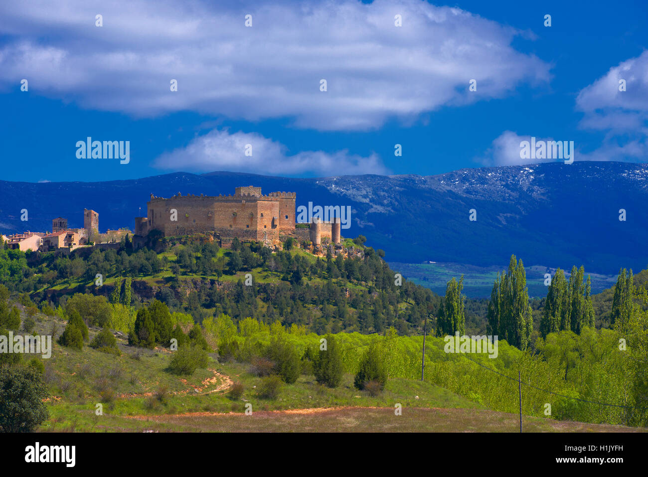 Pedraza, Castle, Ignacio Zuloaga Museum, Segovia Province, Castille ...