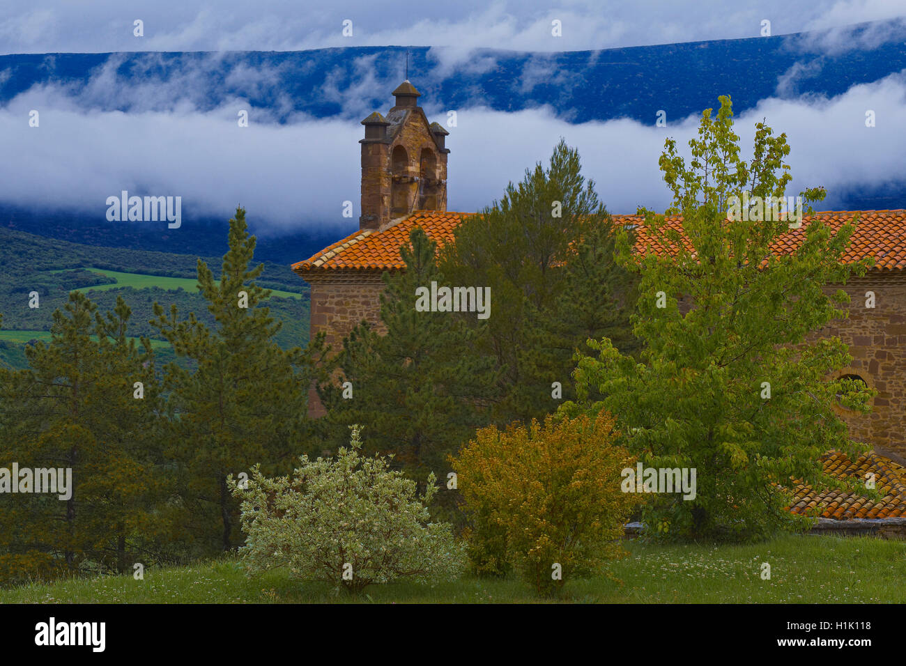 Castle of Javier, Javier, Church, Way of St. James, Navarre, Spain ...