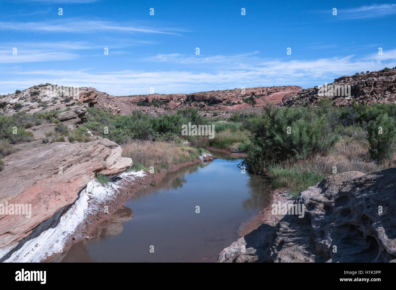 Salt Valley Wash in Arches National Park, Utah Stock Photo - Alamy