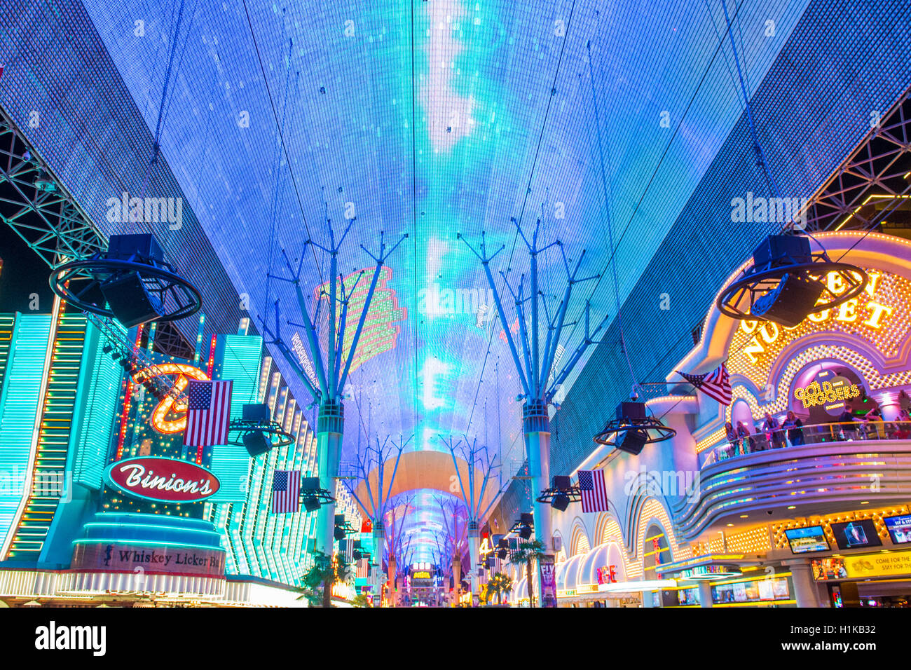 The Fremont Street Experience in Las Vegas, Nevada Stock Photo - Alamy