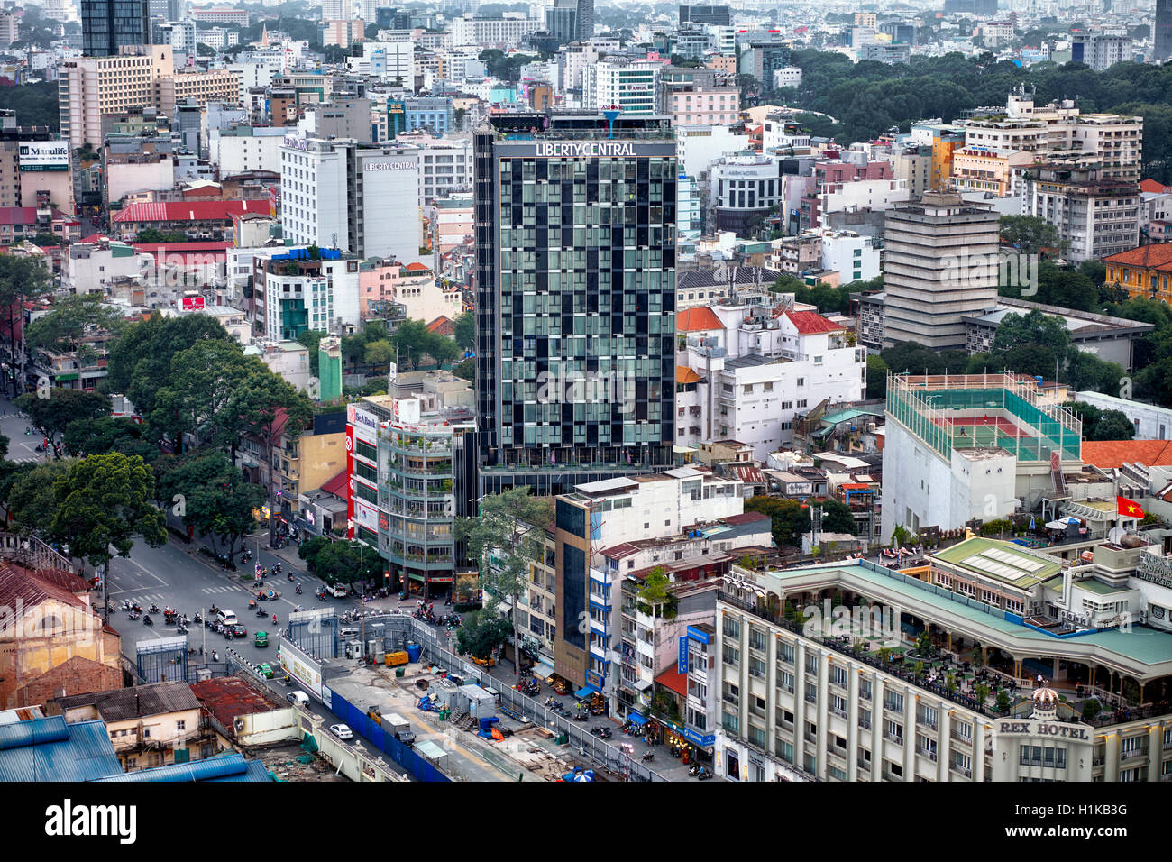 Saigon district 1 downtown hi-res stock photography and images - Alamy