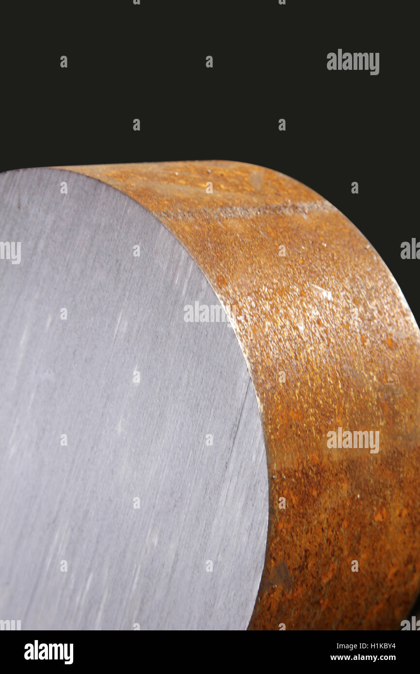 Solid aluminum cylinder Stock Photo - Alamy