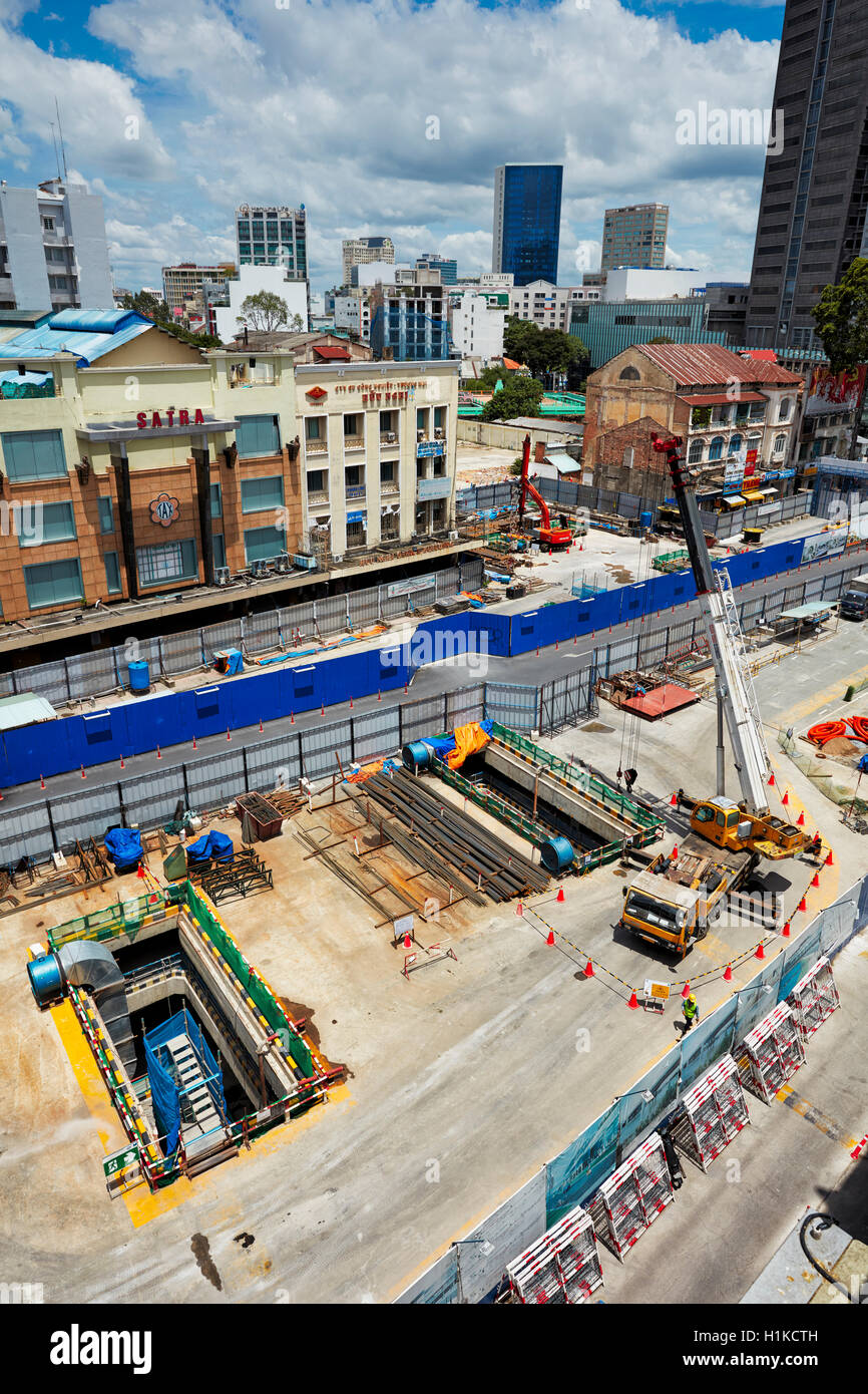 Construction building metro hi-res stock photography and images - Alamy