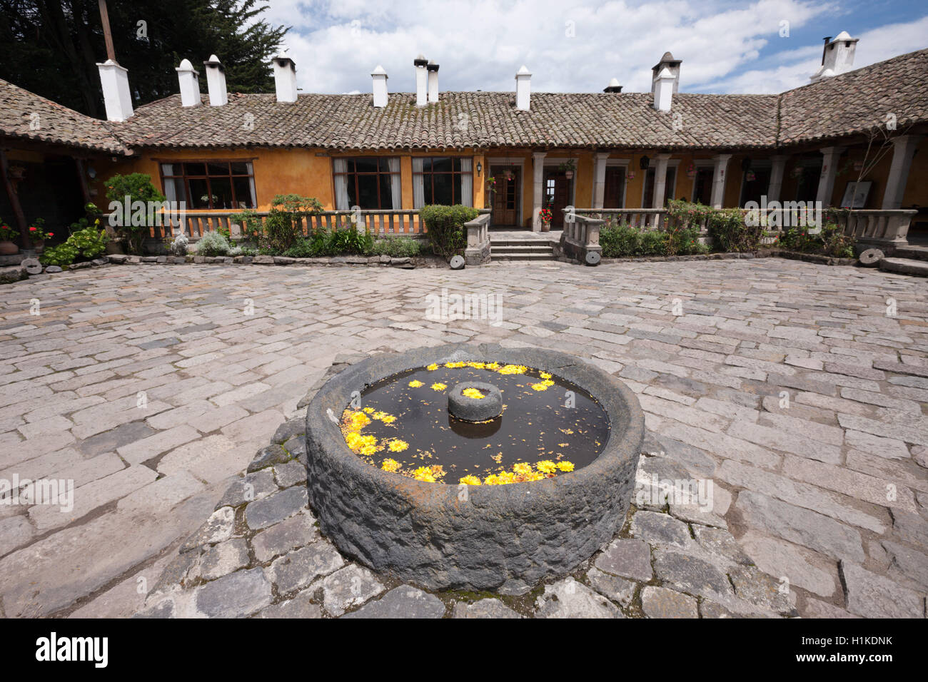 Hacienda San Augustin de Callo, Cotopaxi National Park, Ecuador Stock ...